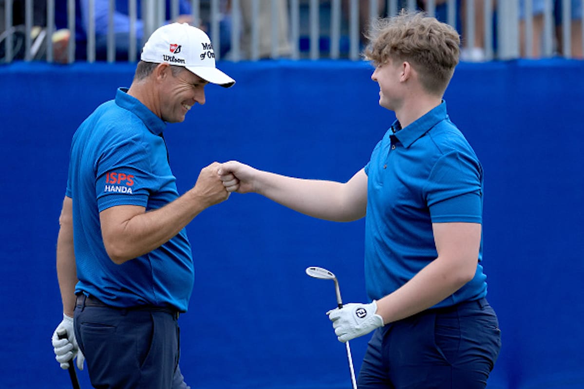 Pádraig and Paddy well off the pace as Team Thomas lead Team Woods by ...